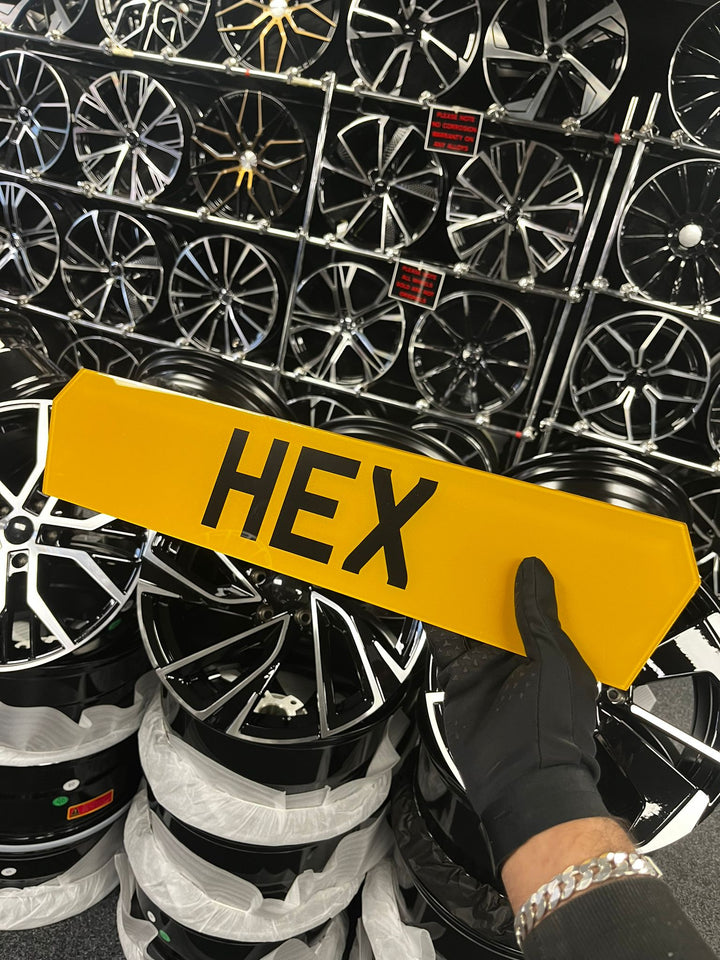 Printed Number Plate – G-Force Styling